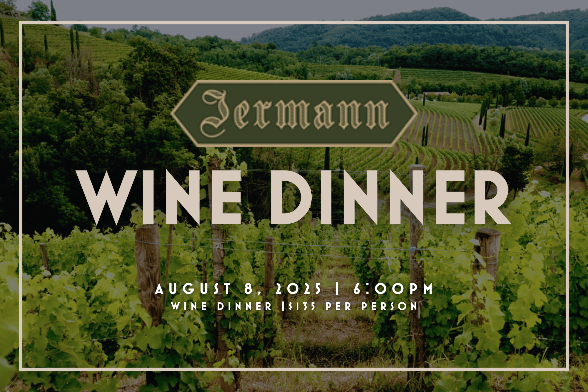 Bonterra Trattoria – Winemaker’s Dinner with Alojz Felix Jermann